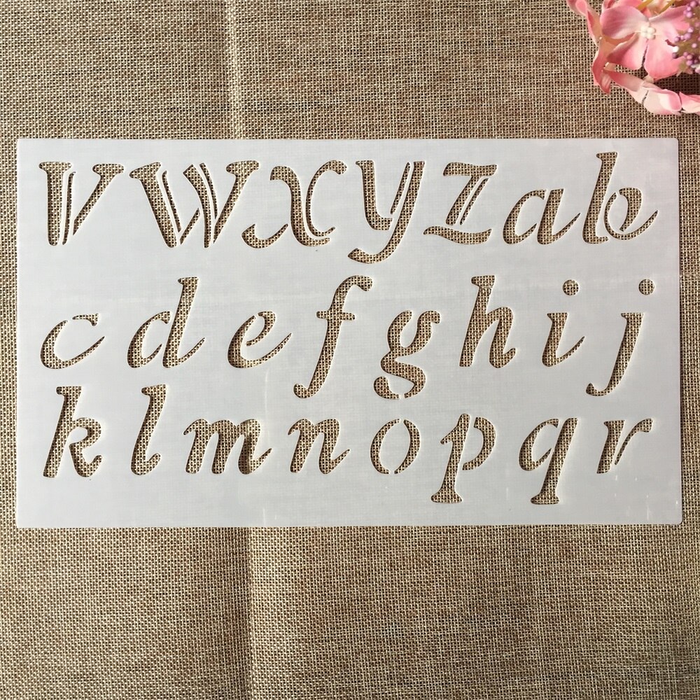 3Pcs 30*17cm Alphabet English Letters DIY Layering... – Grandado