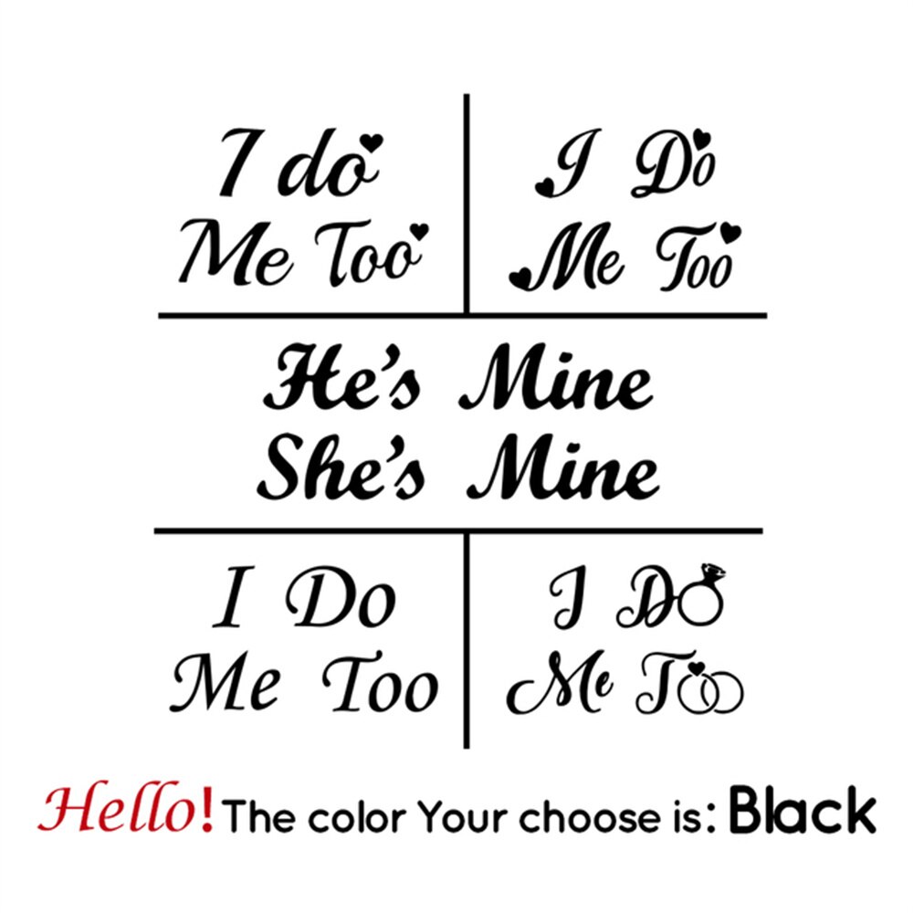 I Do/Me Too Stickers For Shoes Wedding Shoes Stick... – Grandado