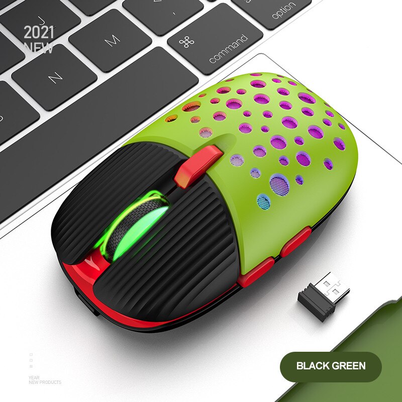 2.4g Wireless Pink Gaming Mouse Rechargeable Honey... – Grandado