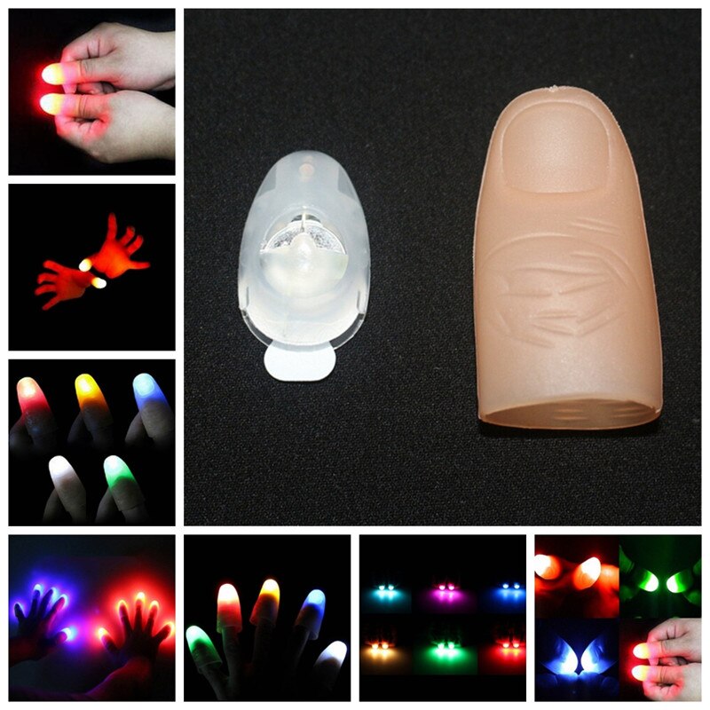 Finger light 2Pcs Magic Light Up Thumbs Fingers Tr... – Vicedeal