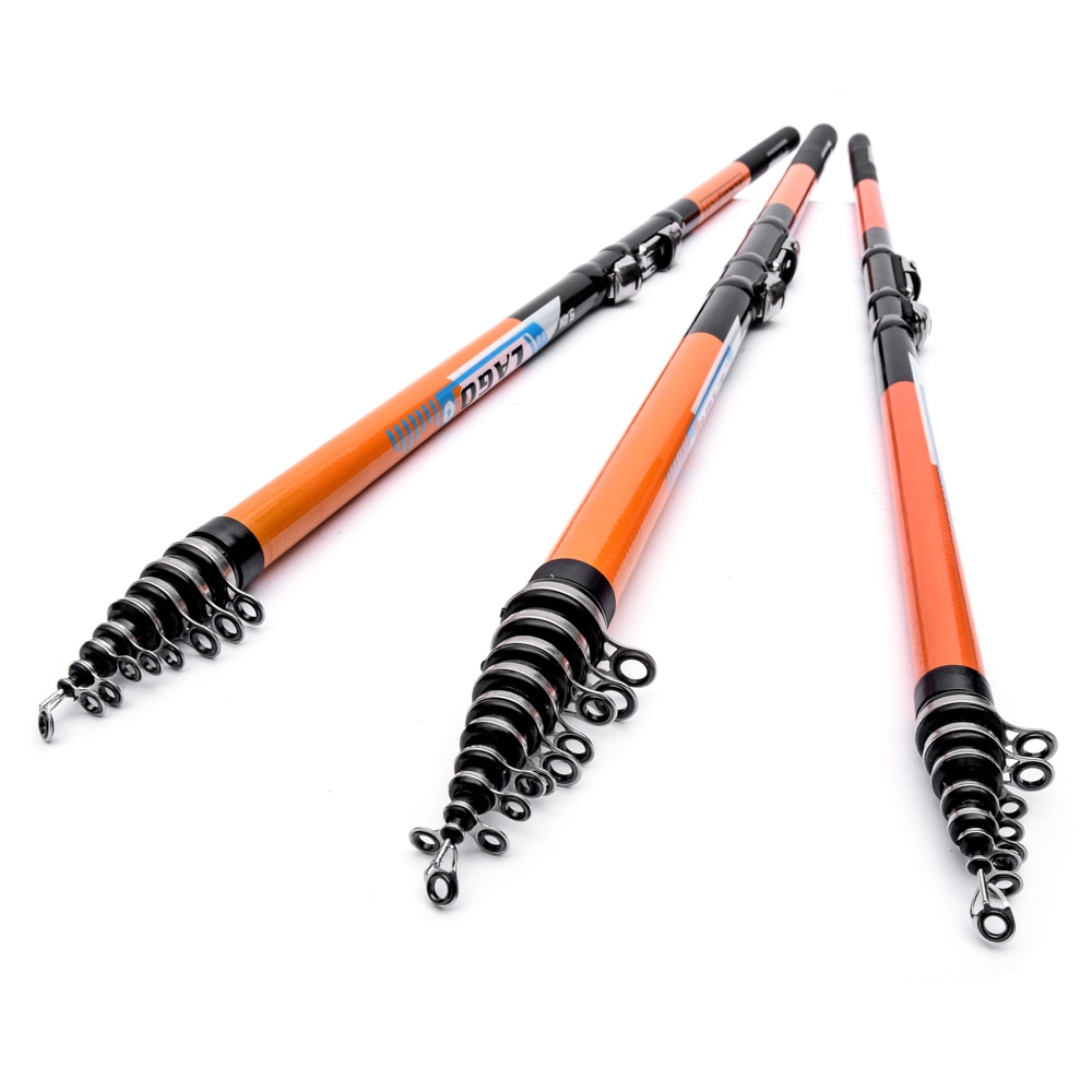 Orange Superhard Rock Fishing Rod Carbon Telescopi... – Vicedeal
