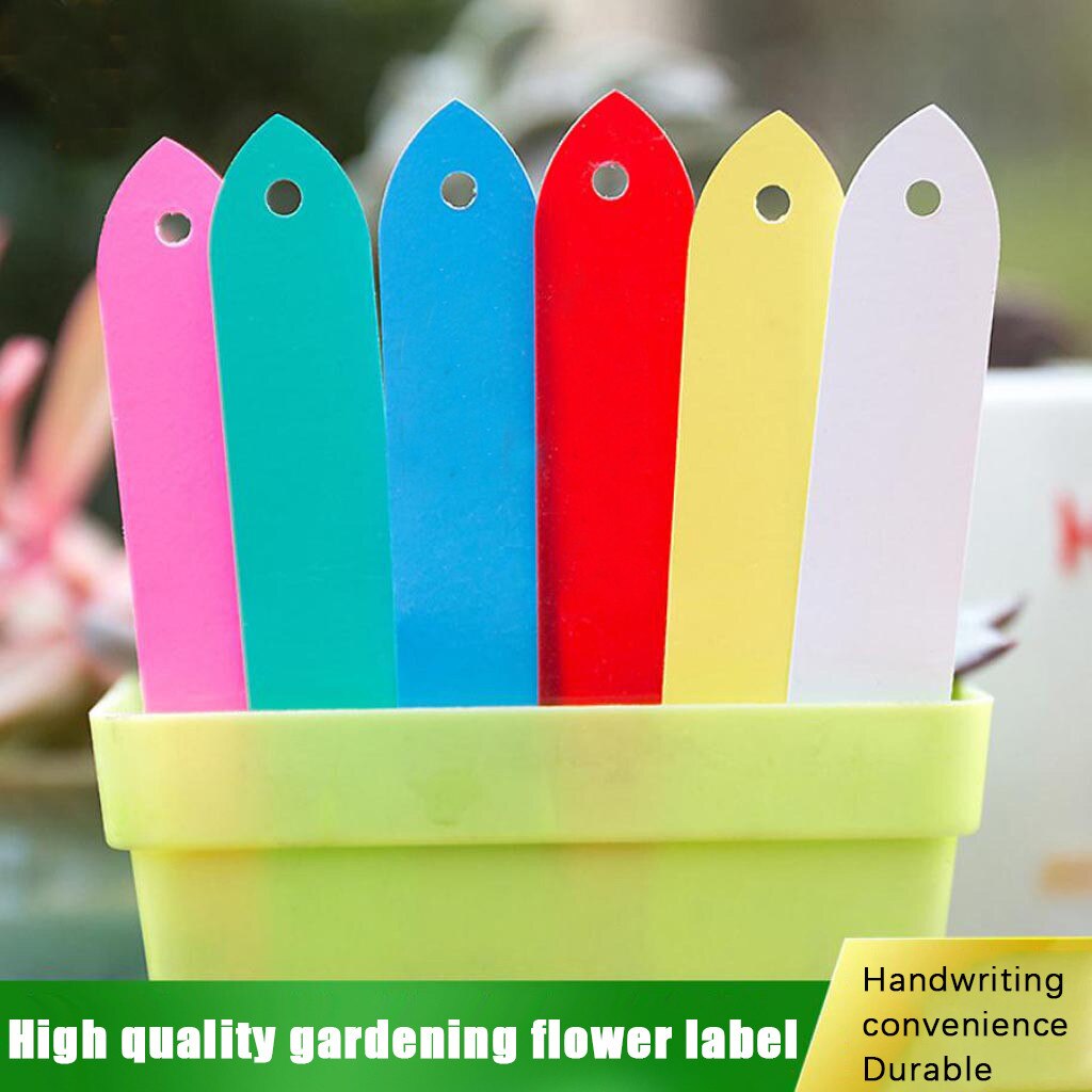100pc Plant Pot Markers Garden Nursery Plastic Sta... – Grandado