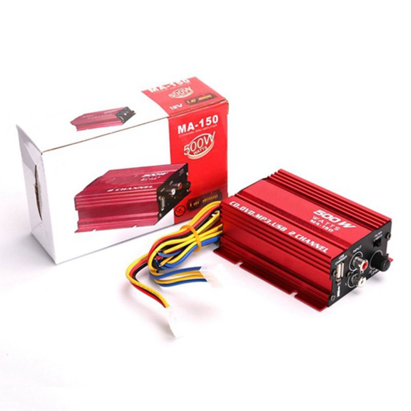 Mini Hi-Fi 18W 2 Channel Stereo Amplifier For Car ... – Grandado