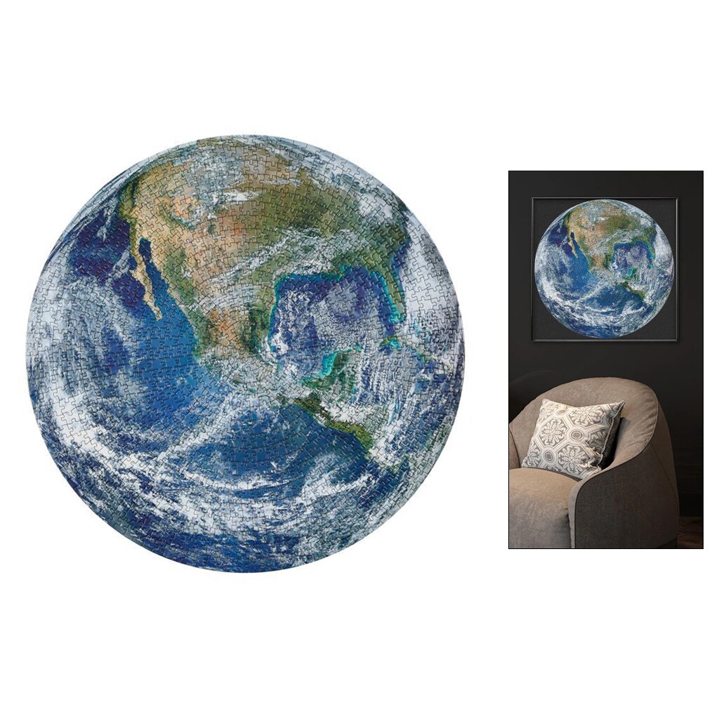 1000 Piece Jigsaw Puzzle Round Planet Puzzles Chal... – Grandado