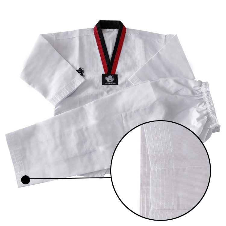 White Taekwondo Uniforms WTF Karate Judo Taekwondo... – Vicedeal