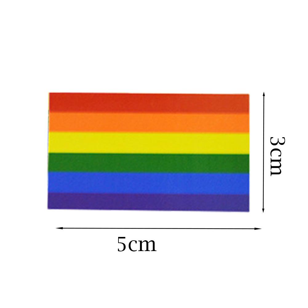 3*5CM 500PCS LGBT Rainbow Sticker Party Bar Multi-... – Grandado