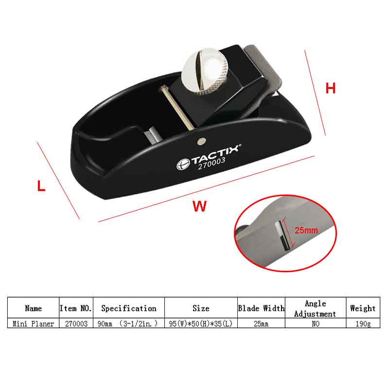 DIY Mini Hand Wood Planer with 90mm/3-1/2" Ca... – Vicedeal