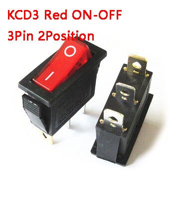 10pcs KCD3 Rocker Switch ON-OFF 2 Position 3 Pin E... – Grandado