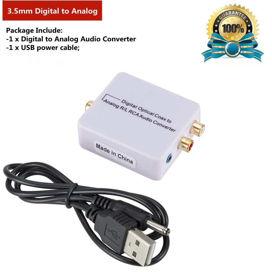 3.5Mm Digitale Naar Analoge Rca Spdif Digitale Aud... – Grandado