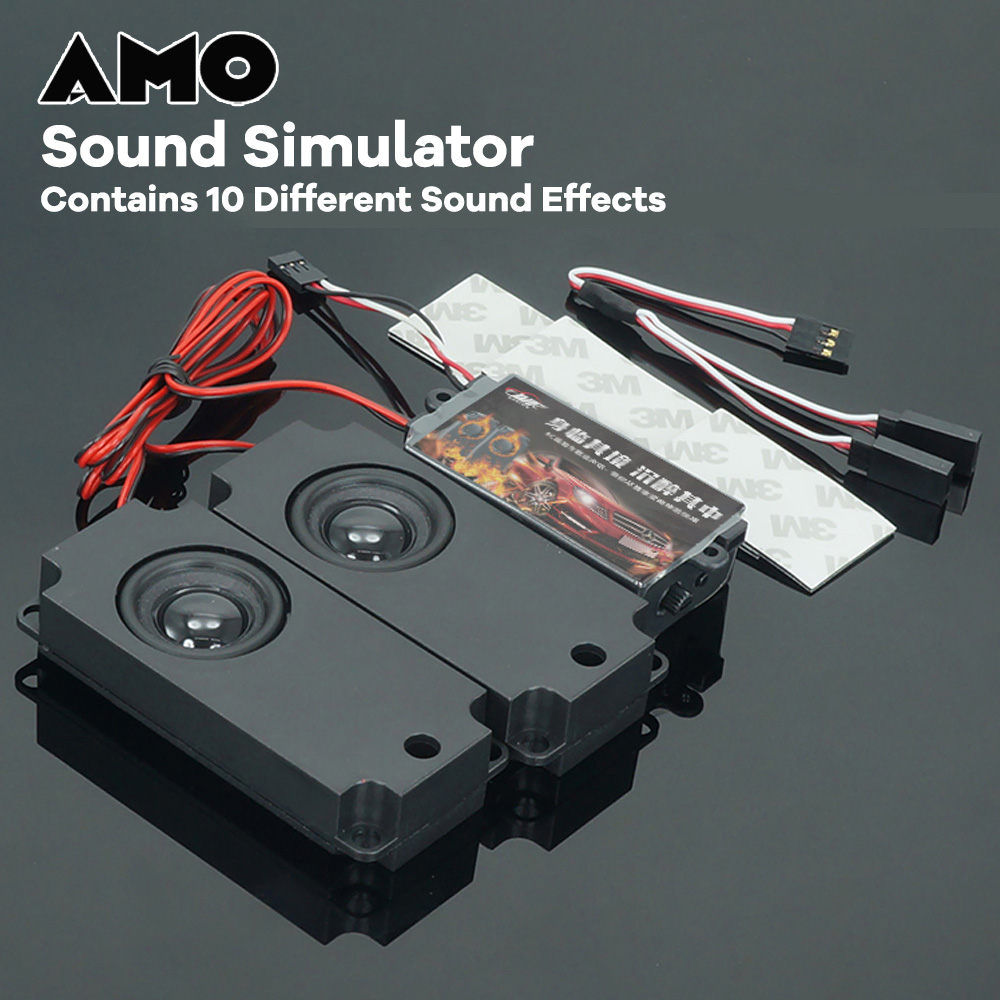 RC Car Parts Speakers 2 Generation Motor Sound Sim... – Grandado
