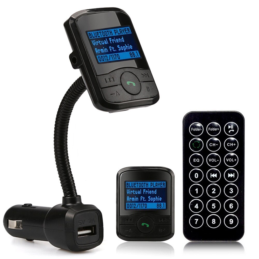 LCD Car Kit MP3 Bluetooth Player FM Transmitter Mo... – Grandado