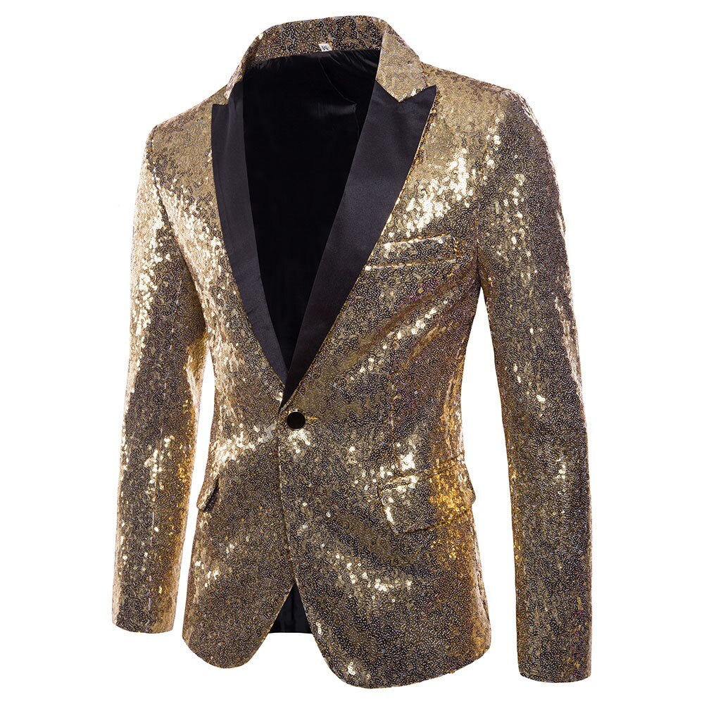 Sequin Party Bruiloft Mannen Blazers Lente Herfst ... – Vicedeal