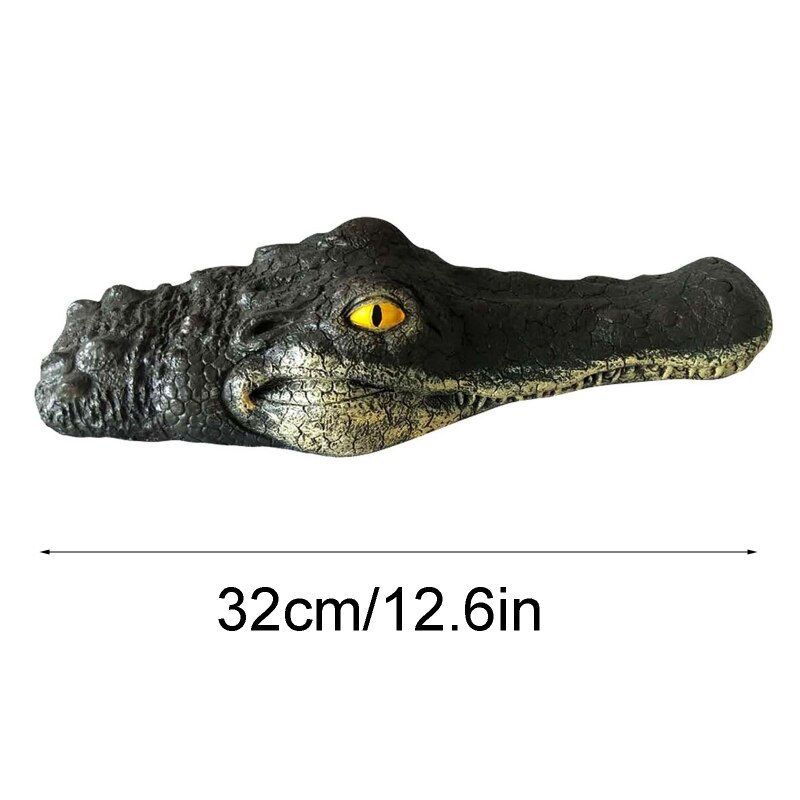 Floating Crocodile Head Water Decoy Simulation Rea... – Grandado