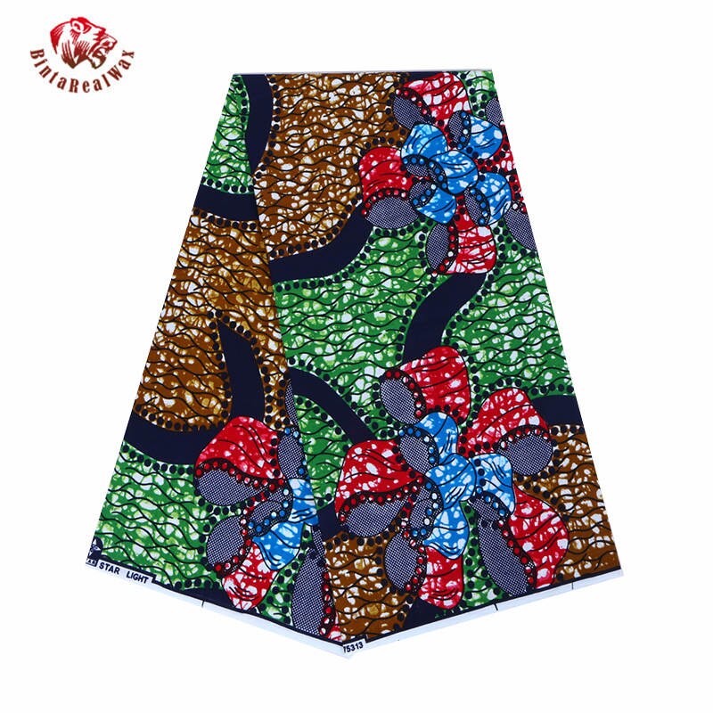 African wax Prints Cotton Fabric African Ankara Pr... – Grandado