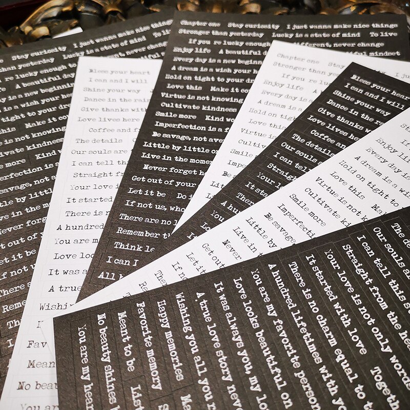 Panalisacraft 3 styels of Vintage sentiment Words ... – Grandado