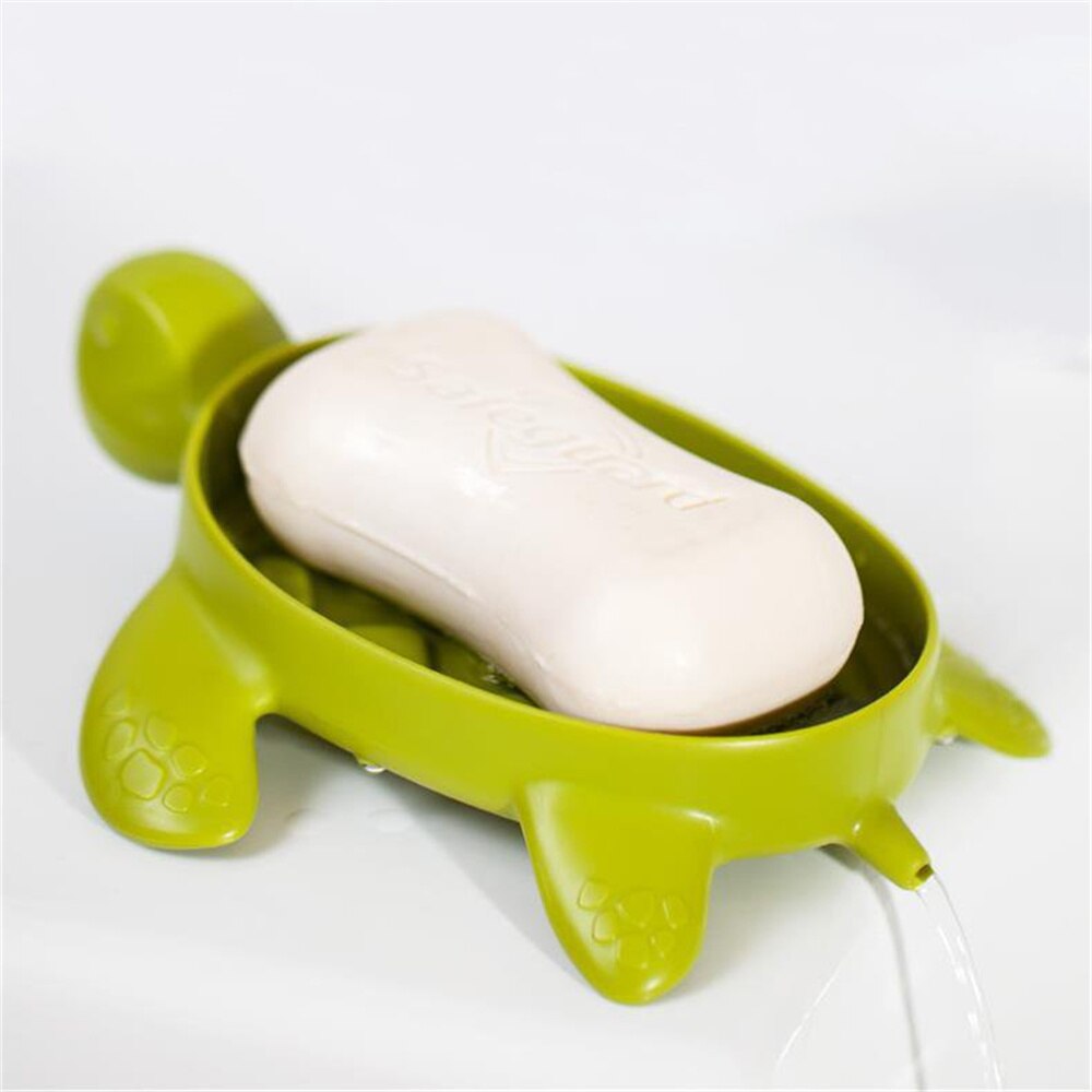 Cute Turtle Soap Box Draining Non-slip Soap Dish B... – Vicedeal