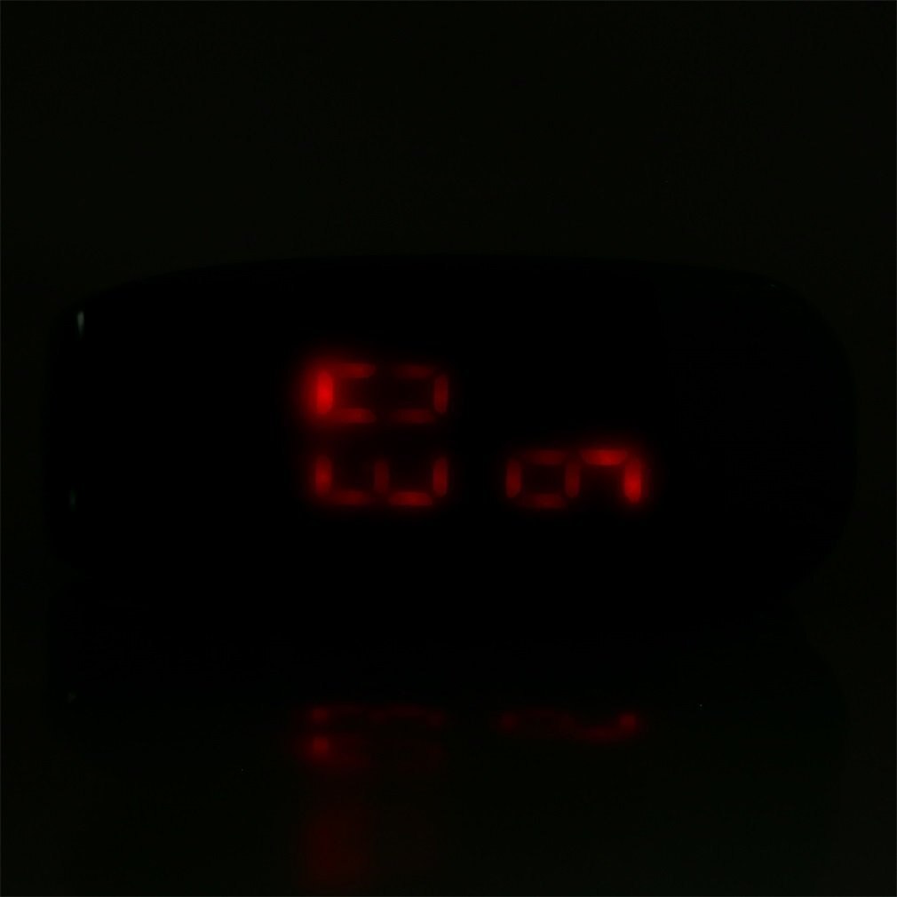 Cool Black Digital Horloge Voor Mannen Vrouwen Rub... – Grandado