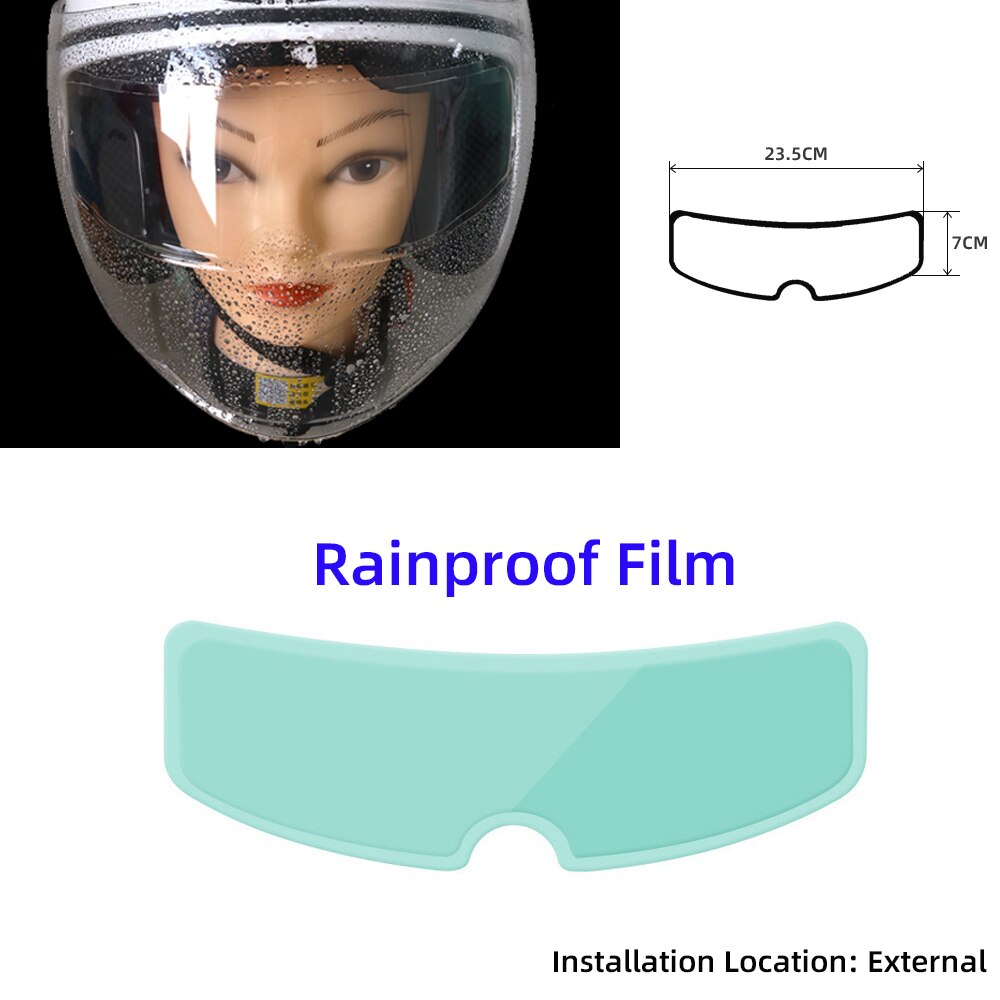 Hippcron Motorcycle Helmet Optional Clear Rainproo... – Vicedeal