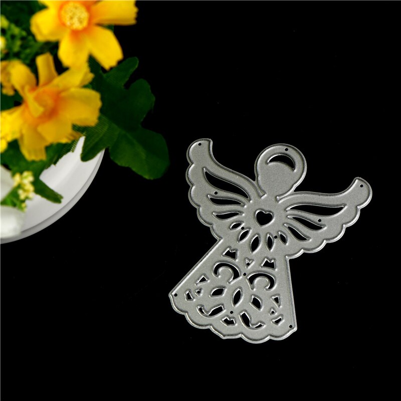 6.5*7.2cm Angel Metal Cutting Dies Stencil Scrapbo... – Vicedeal