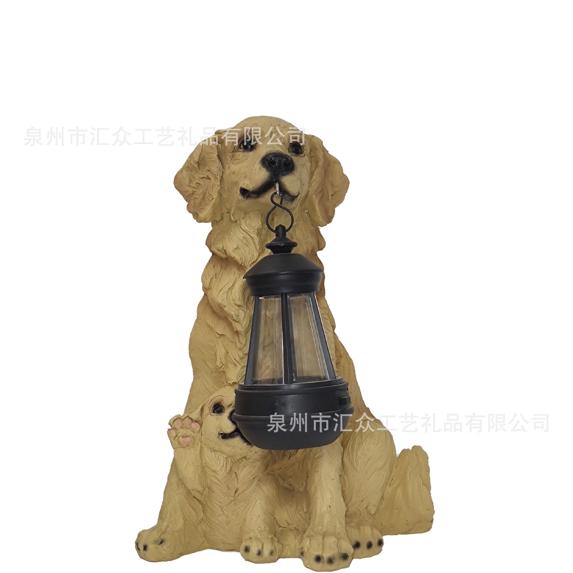 Resin Solar Dog Garden Light Golden Retriever Labr... – Grandado