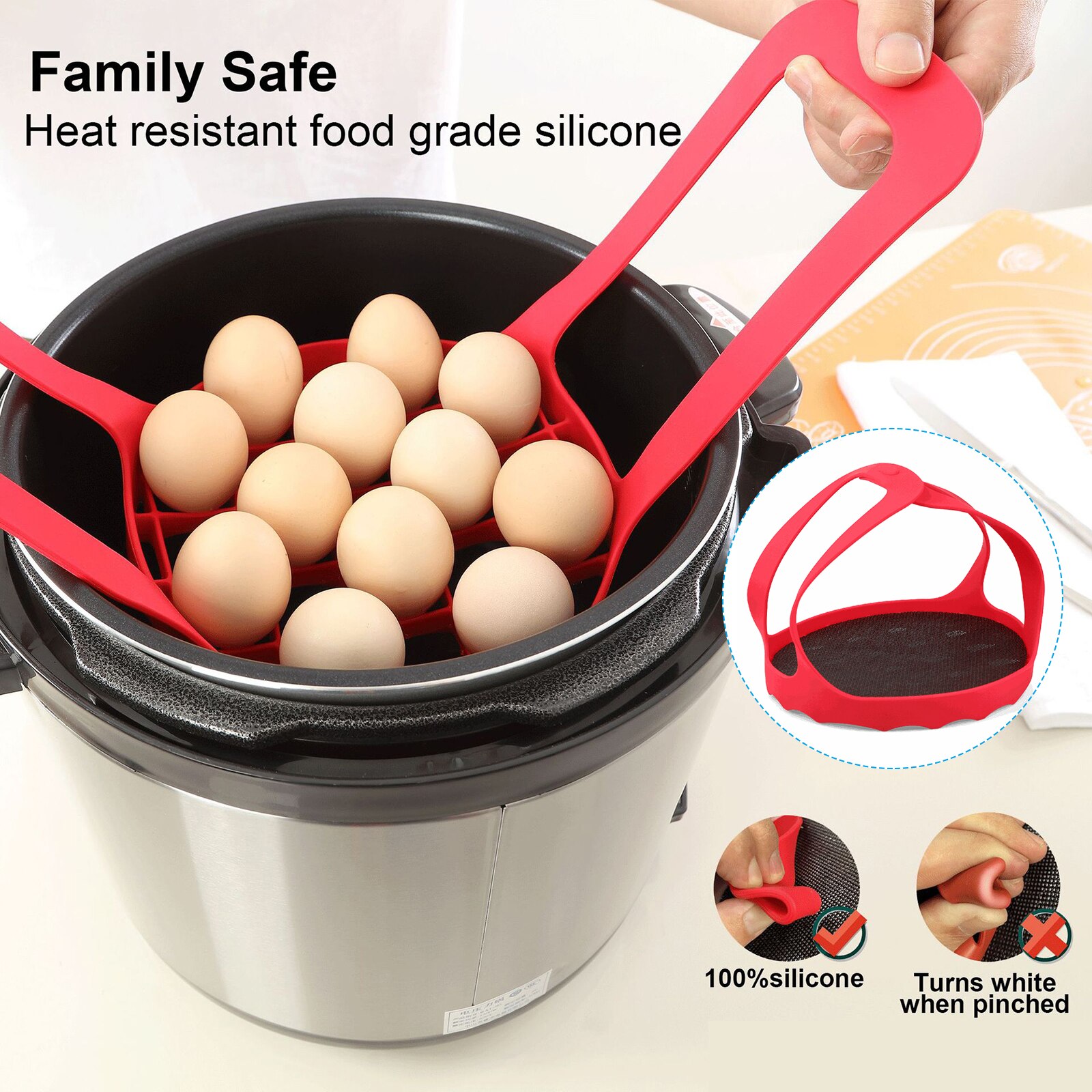 Silicone Trivet Sling Lifter For Pressure Cooker B... – Vicedeal