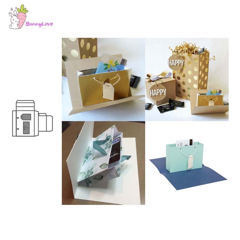 Troqueles de Metal pop up bolsa de manualidades pl... – Grandado