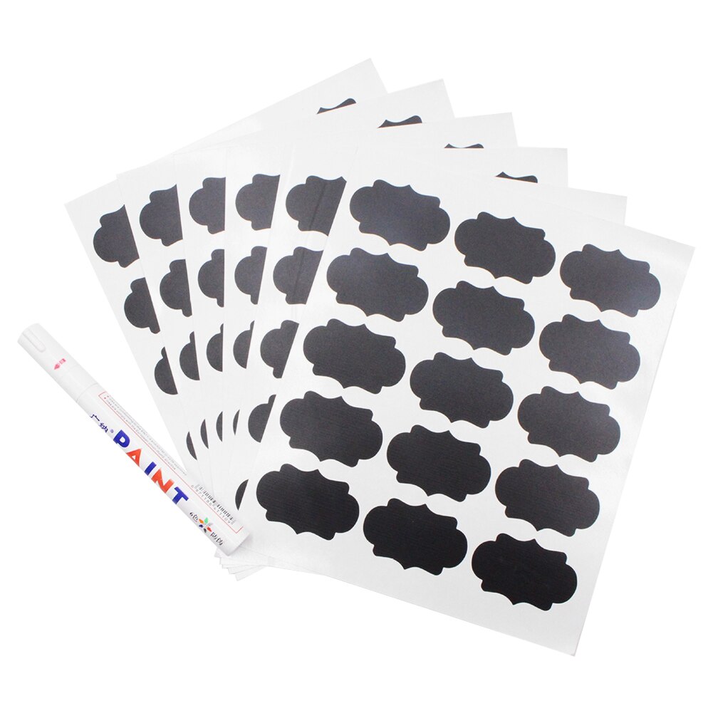 6 Stks/set Glazen Fles Label Sticker Pvc Lijm Klei... – Grandado