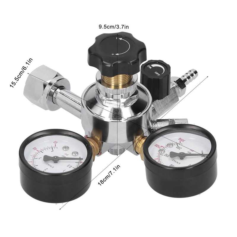 Metal Drinking Straw CGA-320 CO2 Regulator Beer Ke... – Grandado