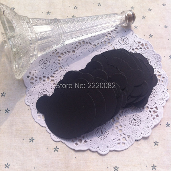 400 pcs a lot 6x6cm blank 350 gsm black paper hang... – Grandado