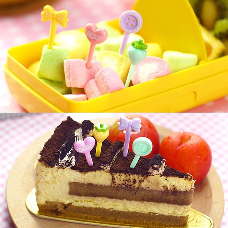 Palillos de fruta con forma de corazón, 8 piezas, ... – Grandado