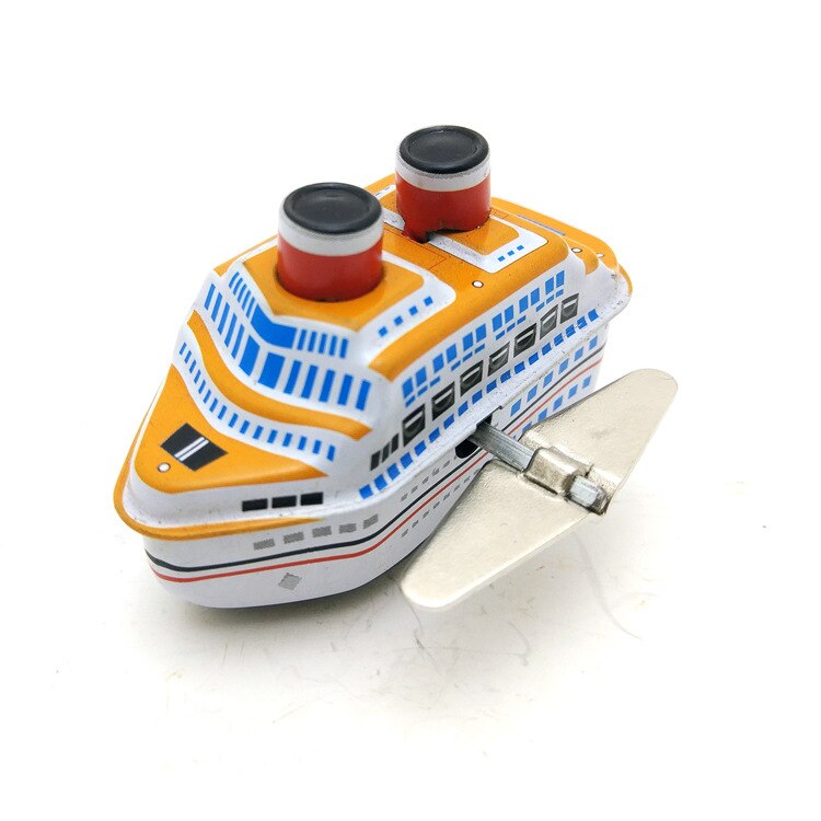 Funny Retro Wind-up Tin Toys MS661 Cruise ship Min... – Grandado
