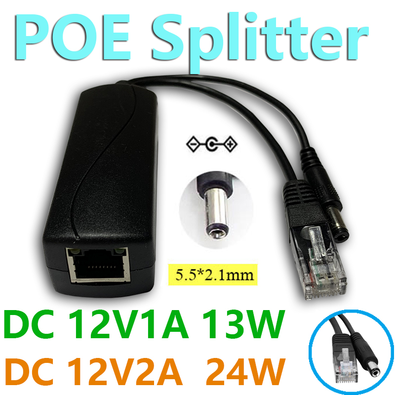 48V Naar 12V Poe Connectors Adapter Kabel Splitter... – Vicedeal