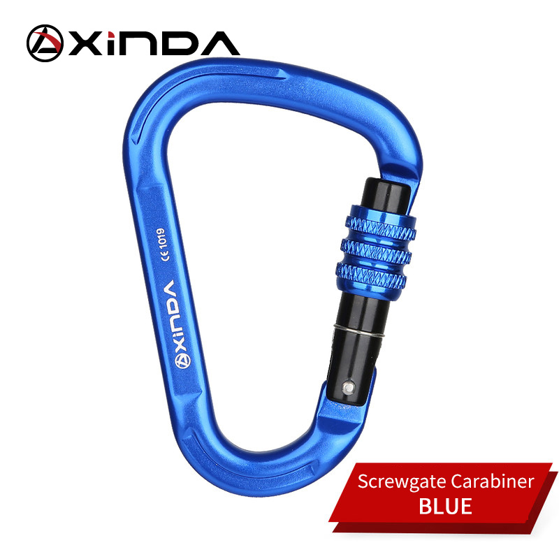 XINDA Outdoor Rock Climbing Carabiner 25KN Safety ... – Grandado