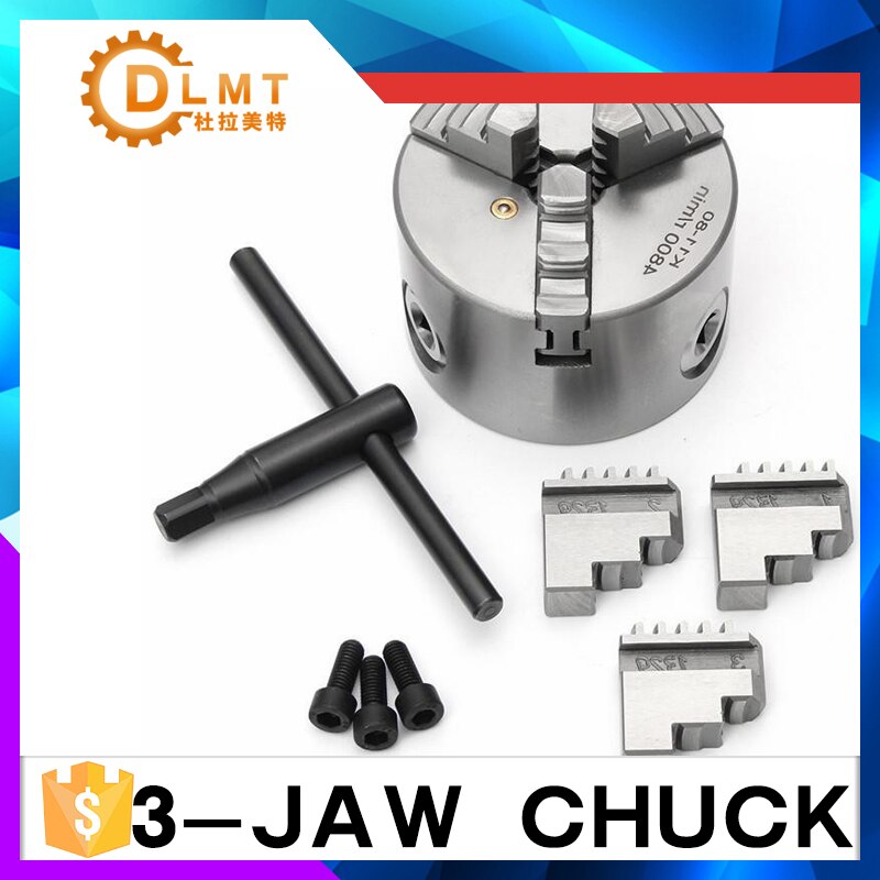 3 jaw chuck K11-80 80mm 3 inch high-precision thre... – Grandado