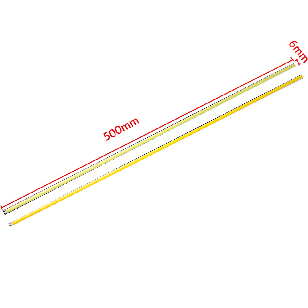 5pcs/Lot 10W LED Chip DC 12V 500*6mm Thin COB Bar ... – Grandado