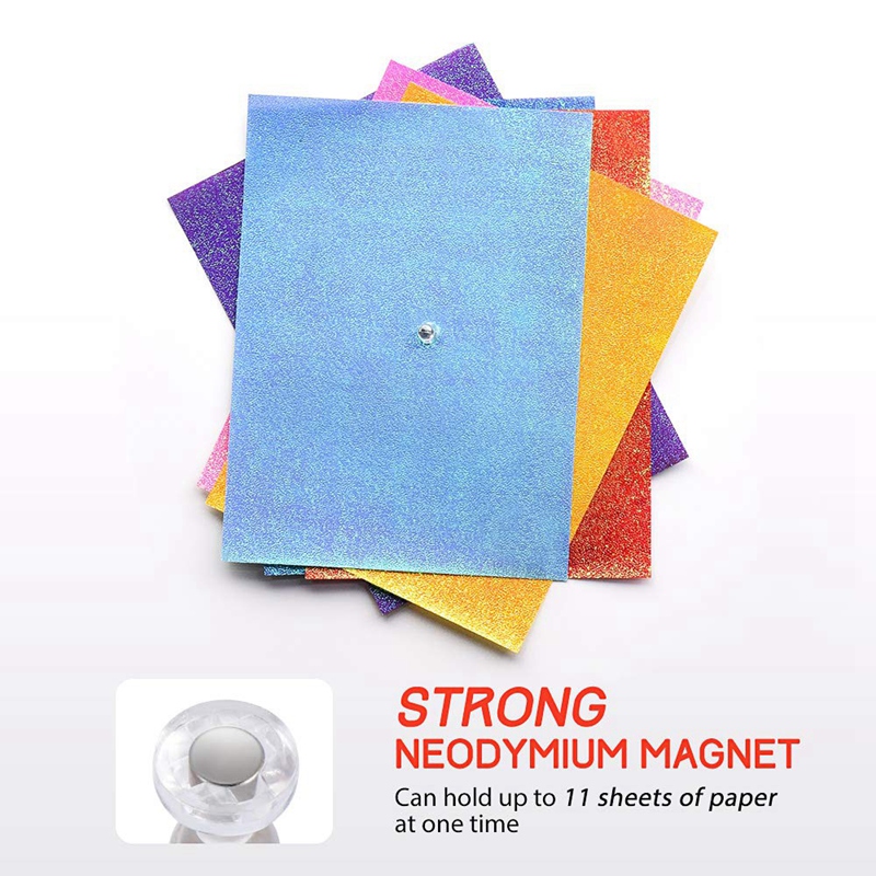 60 Pcs Transparent Magnetic Pin 11 x 17mm Transpar... – Grandado