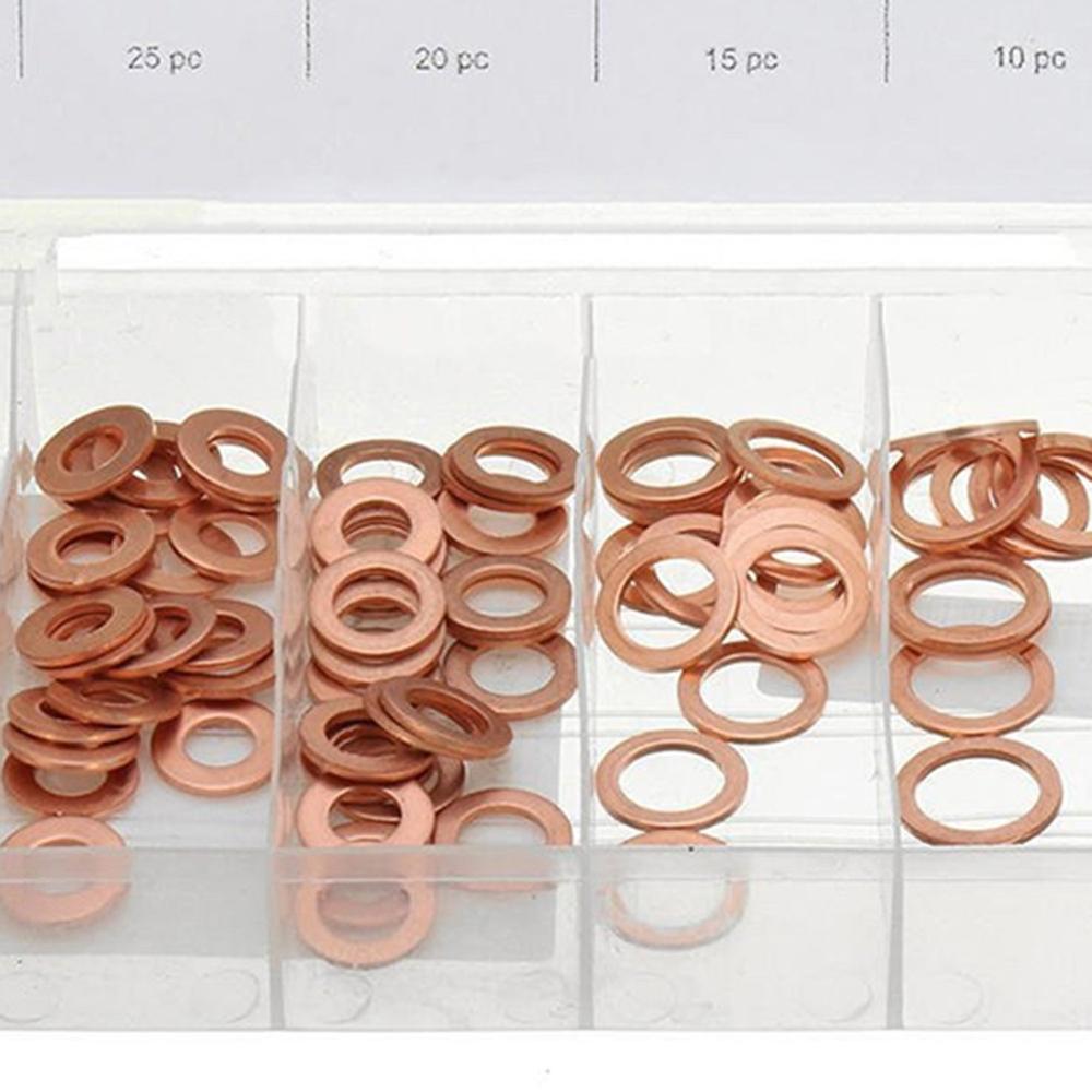 110pcs copper washer combination boxed copper wash... – Grandado