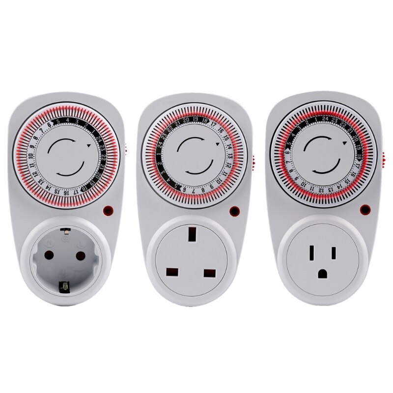 24 Hour Cyclic Timer Switch Mechanical Grounded Pr... – Vicedeal