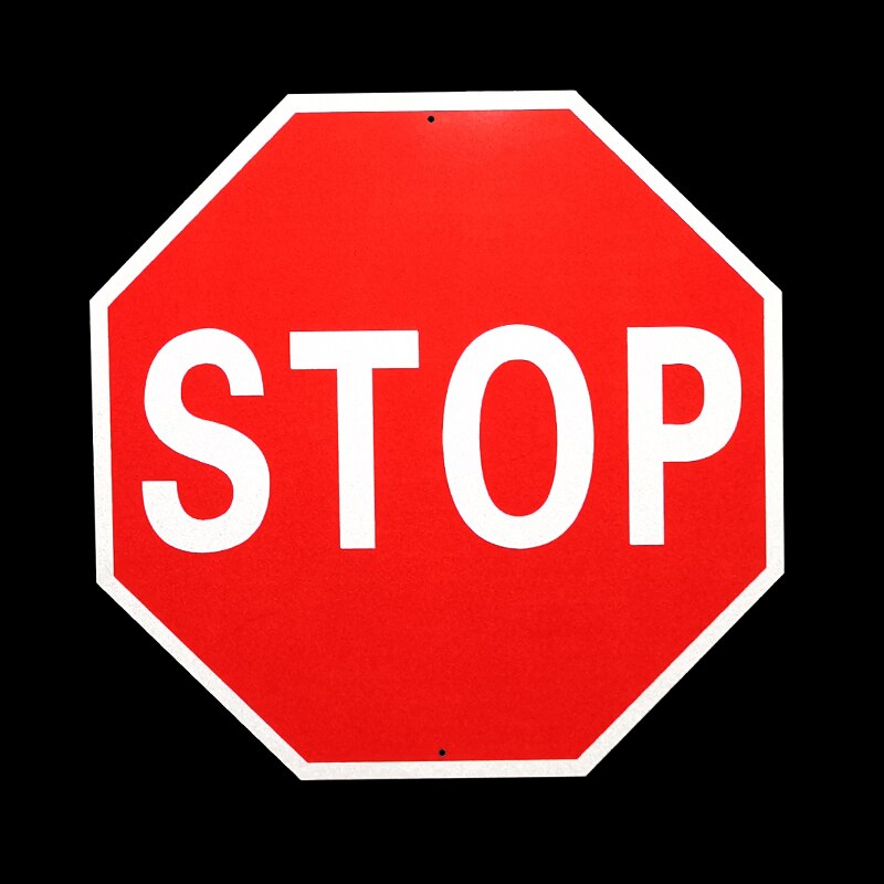 Retro LED Metal Tin Sign STOP Plaque Poster Bar Pu... – Grandado