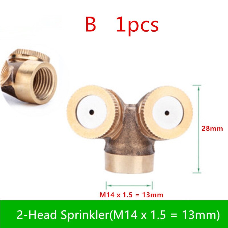 Fast 3-Nozzle Misting Sprinkler Brass Misting Spra... – Grandado