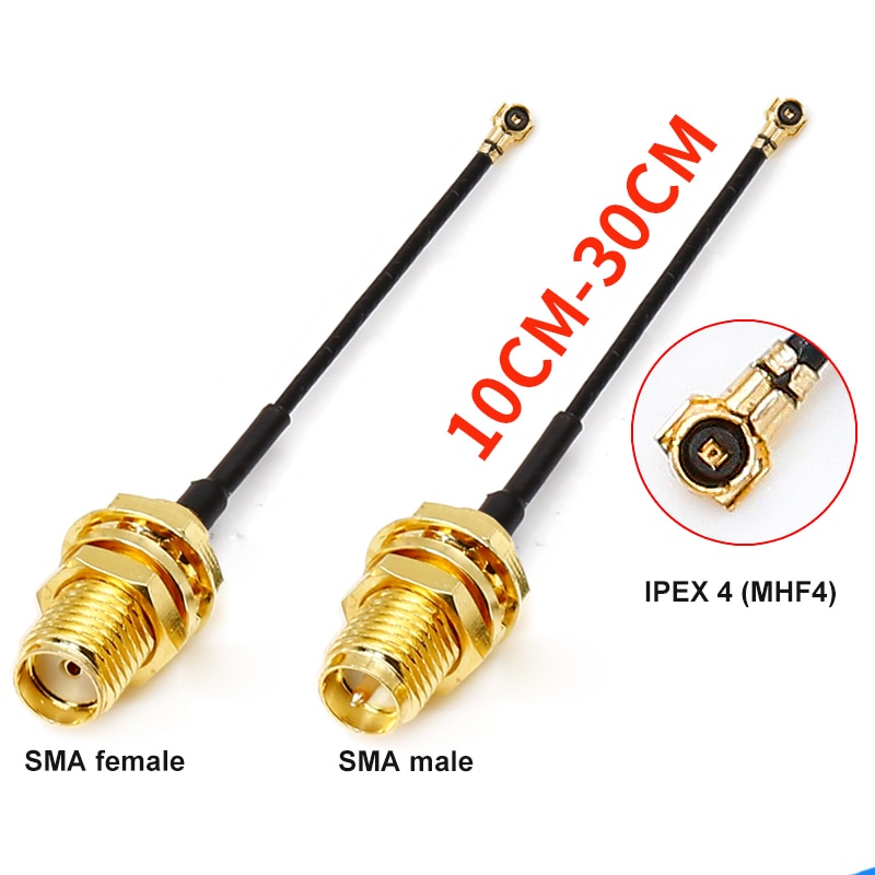 2 stuks 10cm ipex 4 to sma mhf 4 sma-j rp-sma rf p... – Grandado