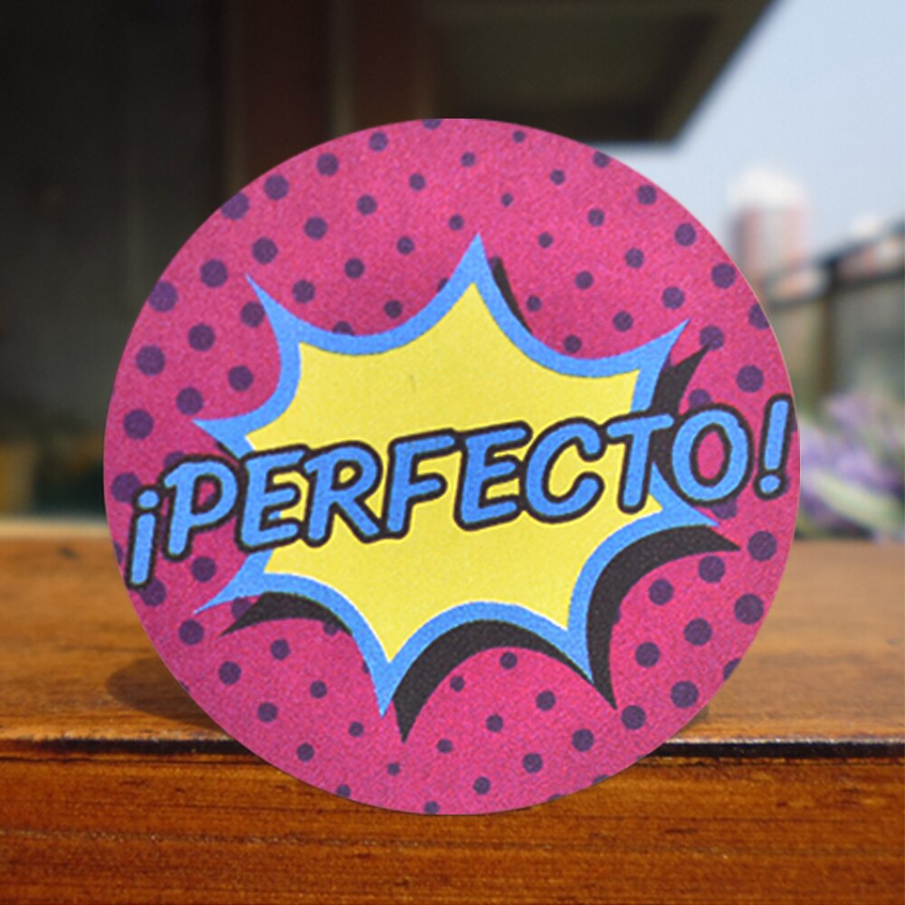 500pcs/roll Spanish Reward Stickers Encouragement ... – Grandado