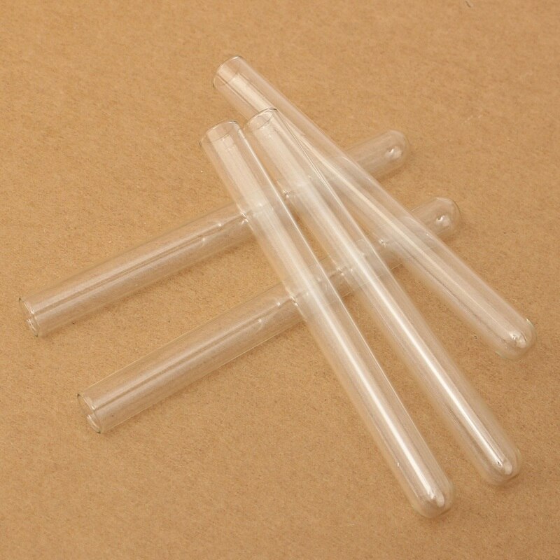100pcs 12*100mm Clear Plastic Test Tubes Hard plas... – Grandado