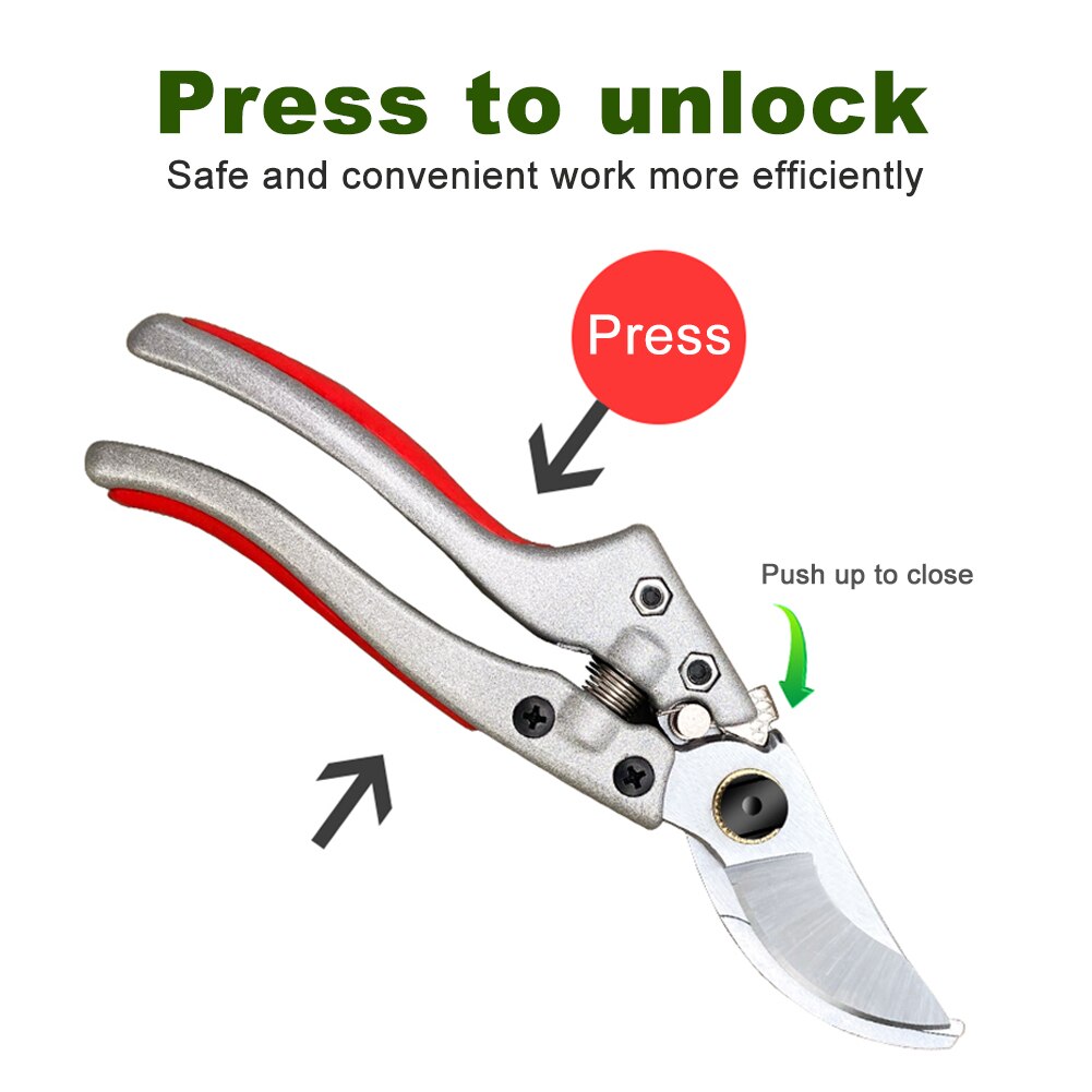 Garden Pruning Shear Easy Grip Patio High Carbon S... – Vicedeal