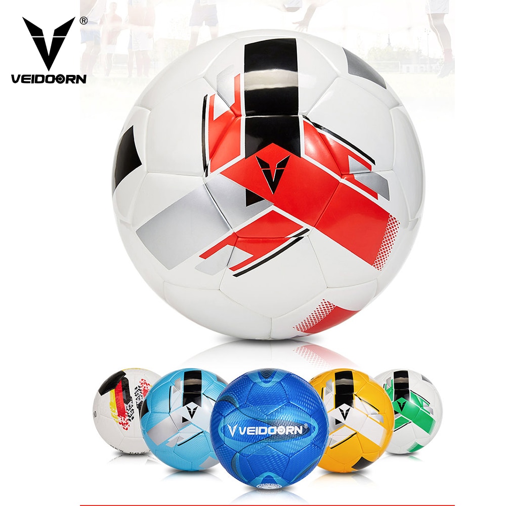 Veidoorn Match Soccer Ball Standard Size 5 Footbal... – Grandado