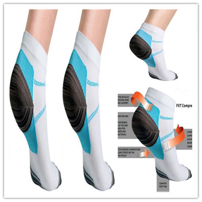 2 PCs Breathable Sport Socks Plantar Fasciitis Hee... – Grandado