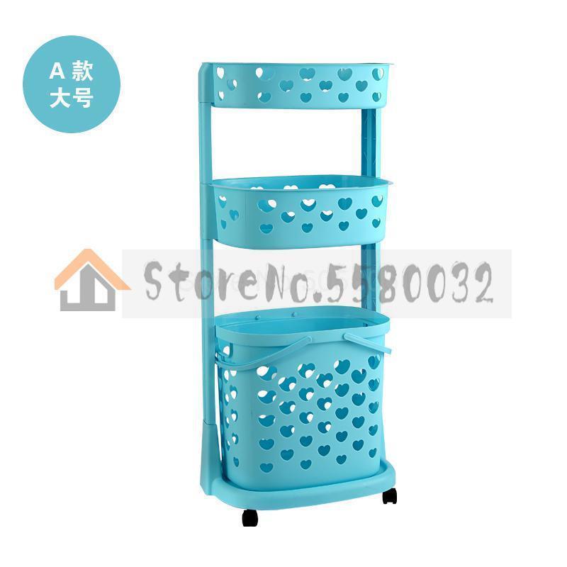 Plastic multi-layer hamper racks laundry basket di... – Vicedeal