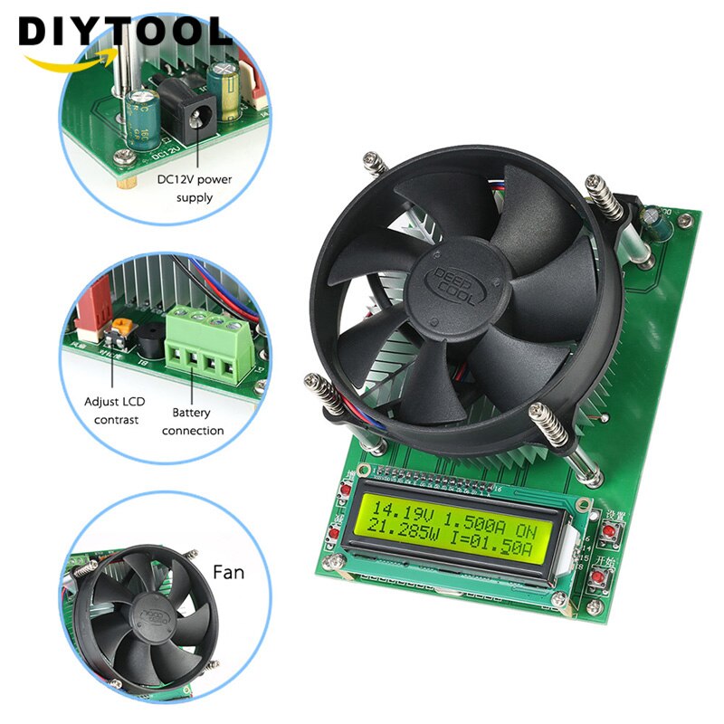 150W Constant Current Electronic Load 60V 10A Batt... – Grandado