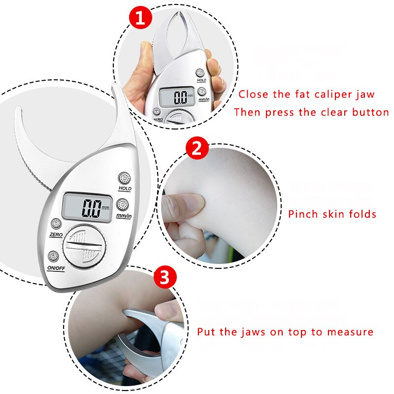 Unisex Body Fitness Tester Analyzer Fat Measure Be... – Vicedeal