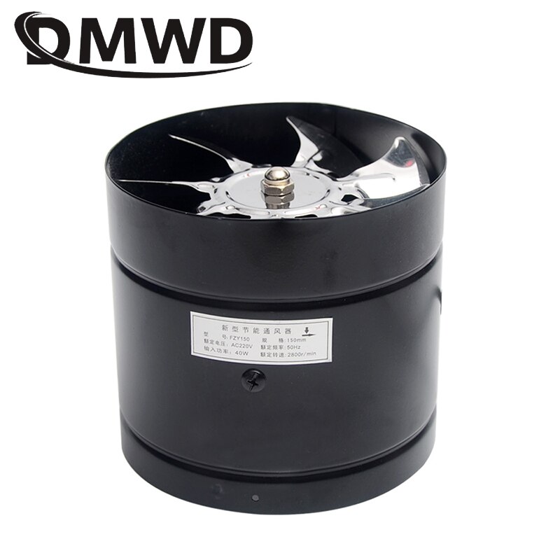 DMWD 8 inch pipe exhaust fan 8" duct ceiling air ventilation fan inline ...